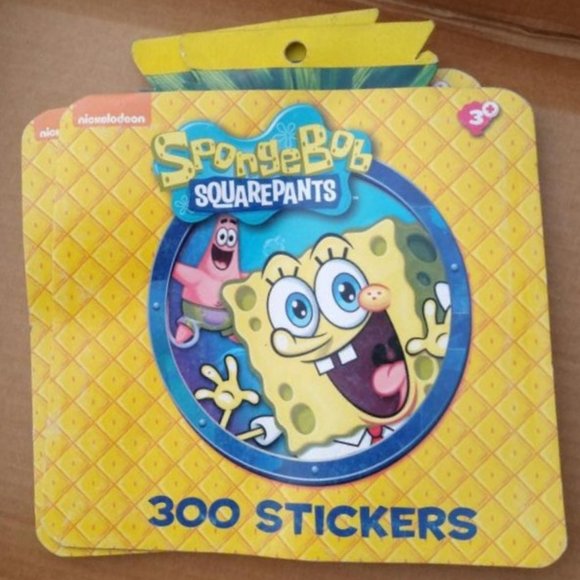 Nickelodeon | Other | Spongebob 30 Stickers Lot Of 2 | Poshmark